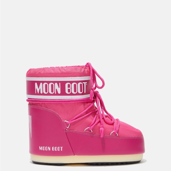 Moon Boot | Shoes | Moon Boot Hot Pink Low Boot | Poshmark